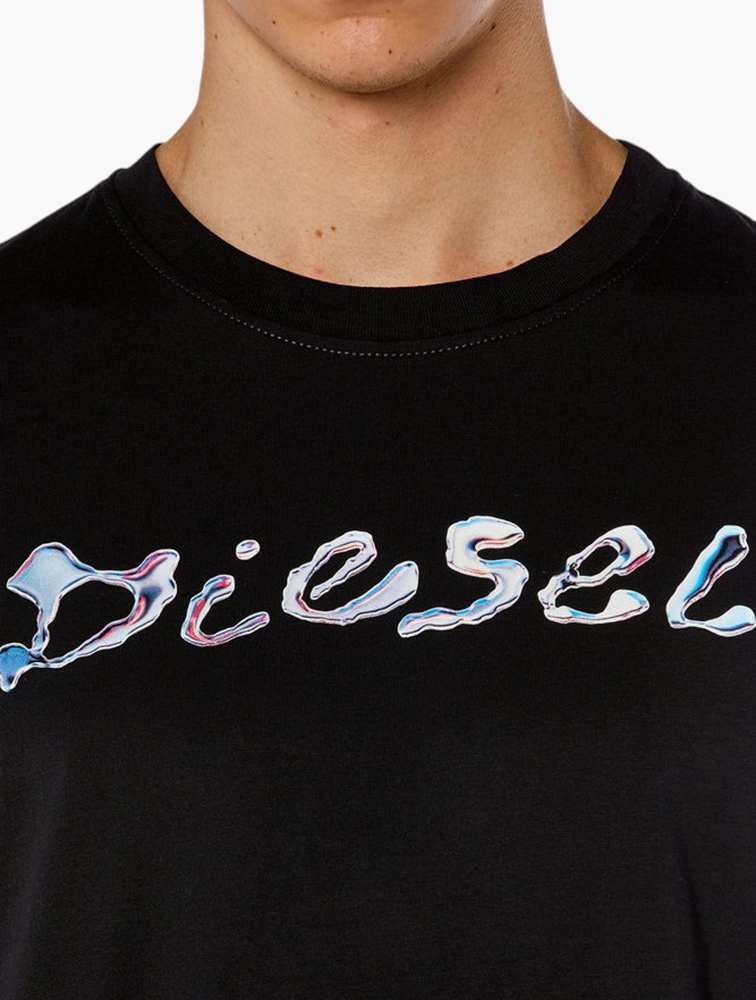 MyRunway | Shop Diesel Black T-Adjust-K16 Short Sleeve Tee for Men from MyRunway.co.za